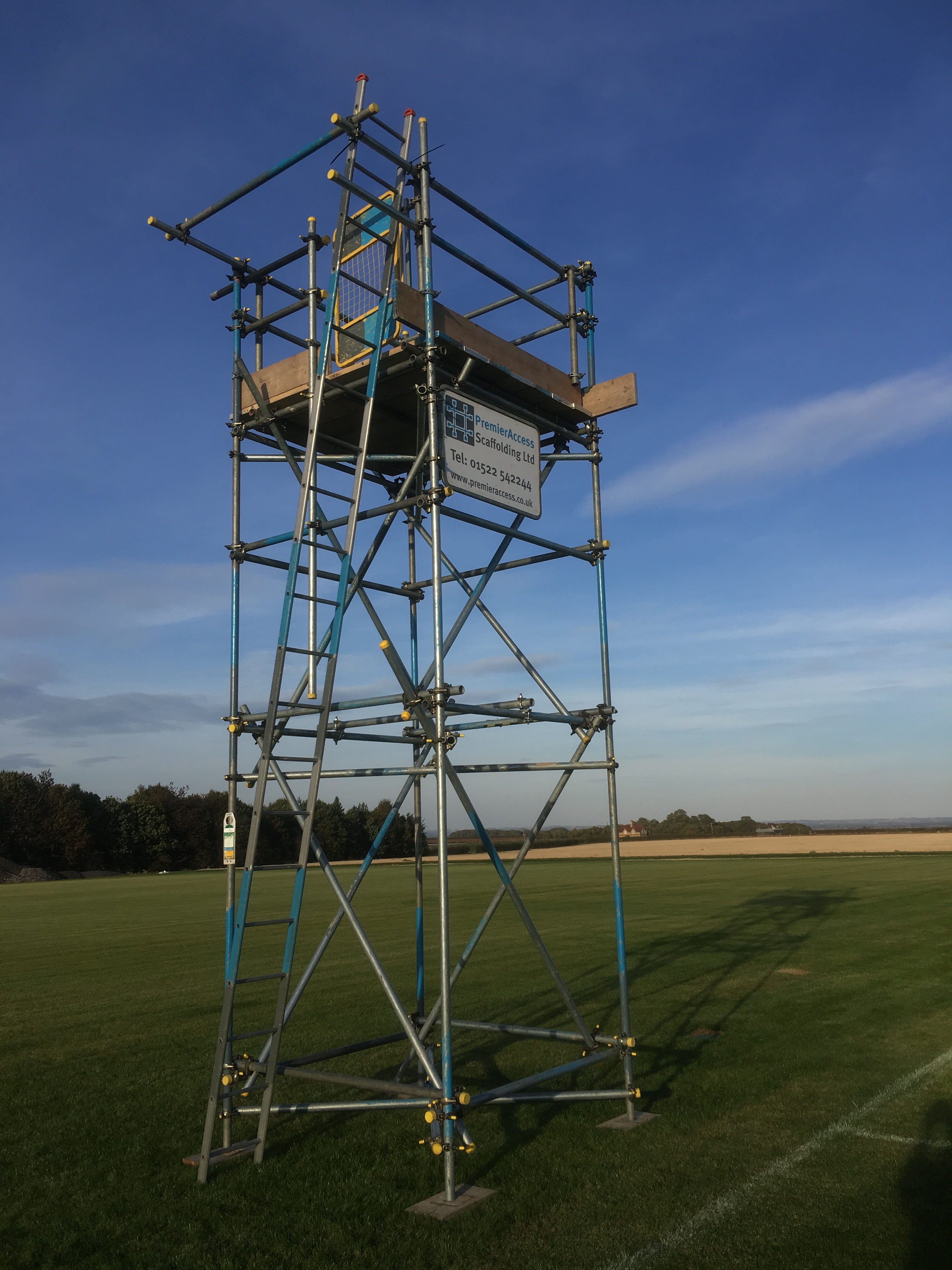Camera Towers, LCFC Training Ground - Premier Access Scaffolding Ltd